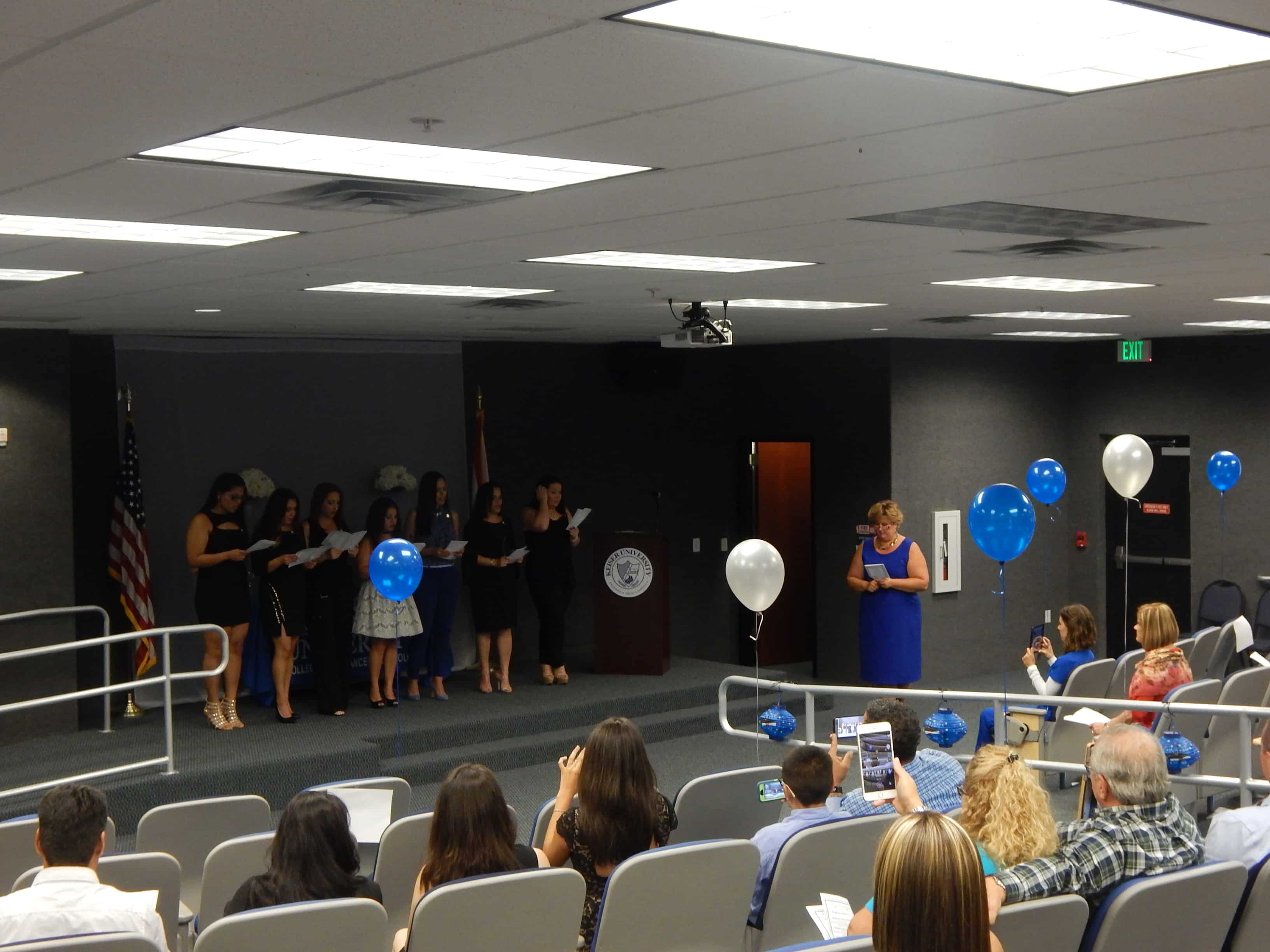 Pembroke Pines Holds a Pinning Ceremony for OTA Students - Keiser ...