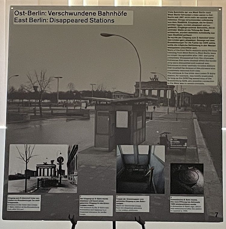 Keiser & Berlin Consulate Exhibit Divided Border Stations