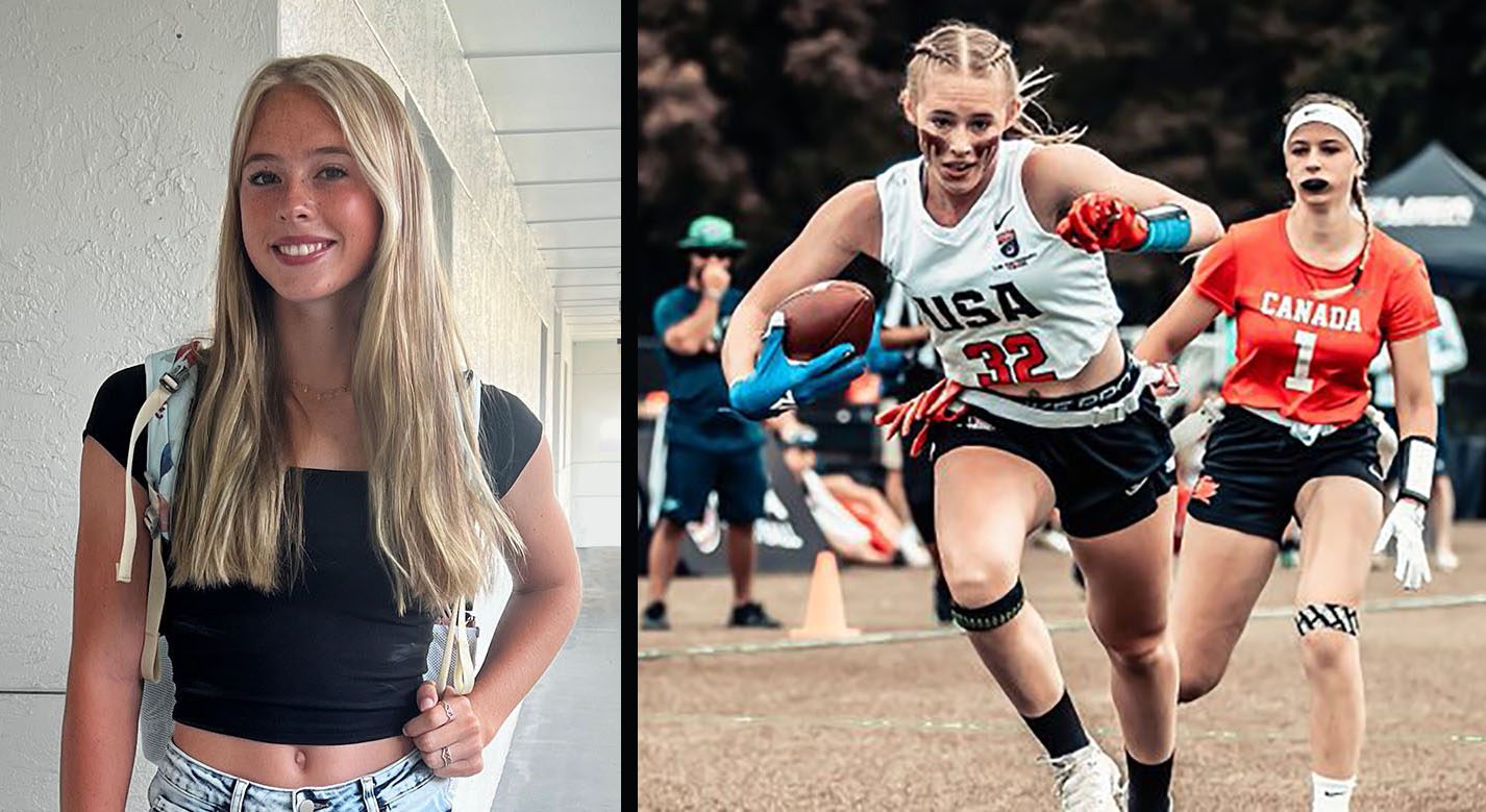 Keiser Flag Football Star Succeeds On and Off Field